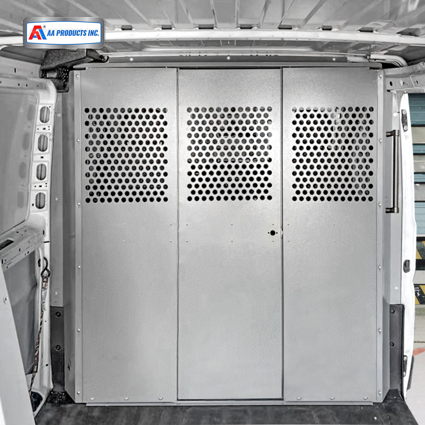 AA Products Model PT-PR Cargo Van Safety Partition High/Low Roof ...