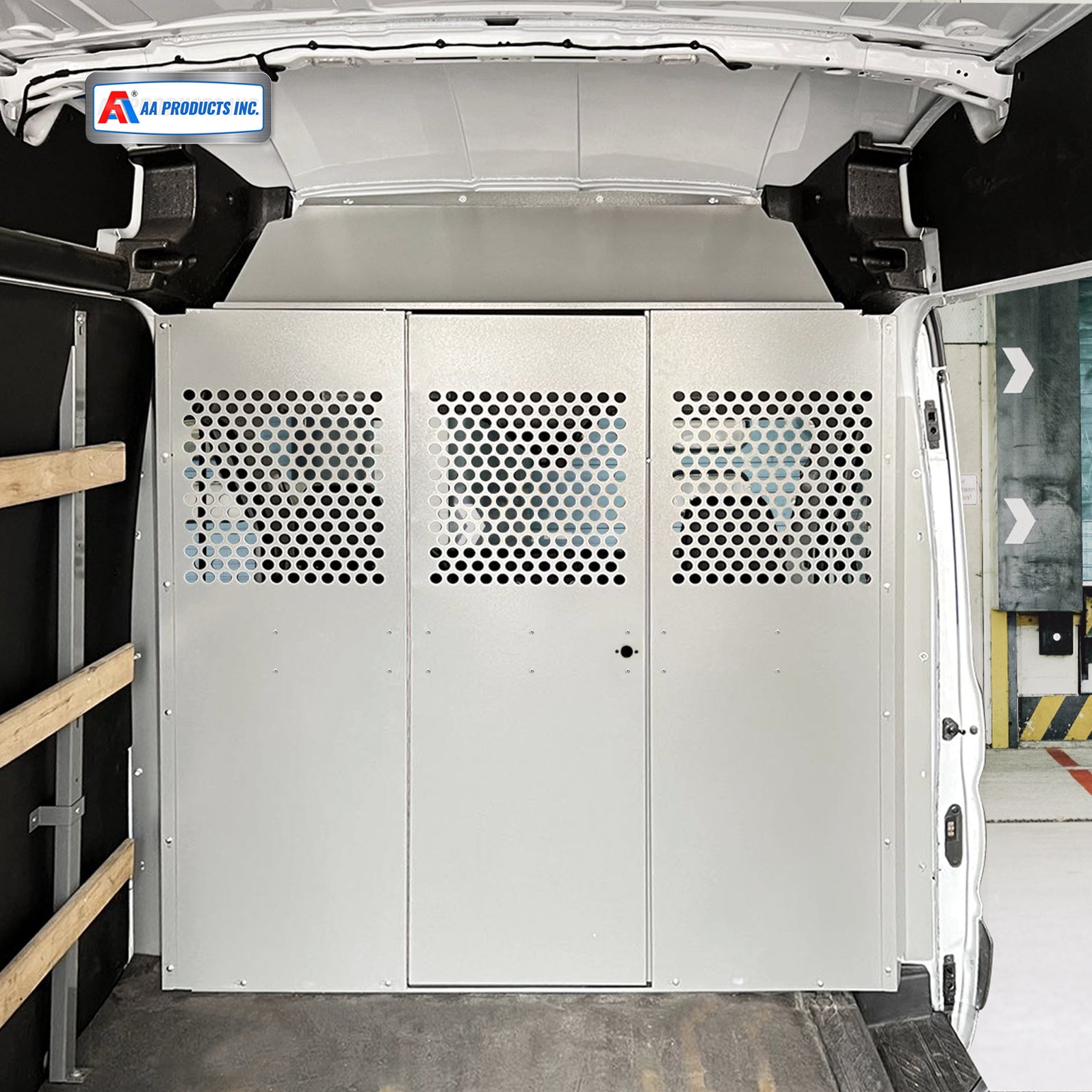AA Products Cargo Van Safety Partition High Roof Protective Bulkhead ...
